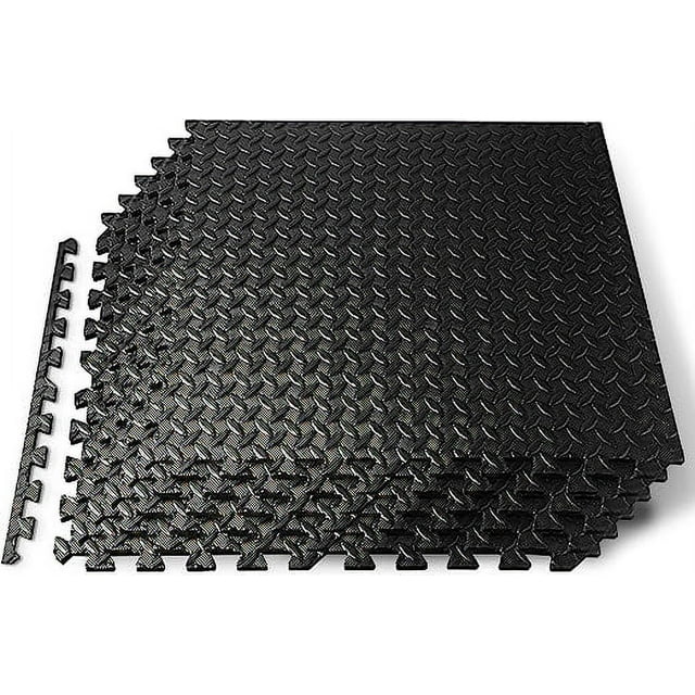 Squatz Thick Puzzle Exercise Mat, 6 Pcs EVA Foam Interlocking Tiles ...