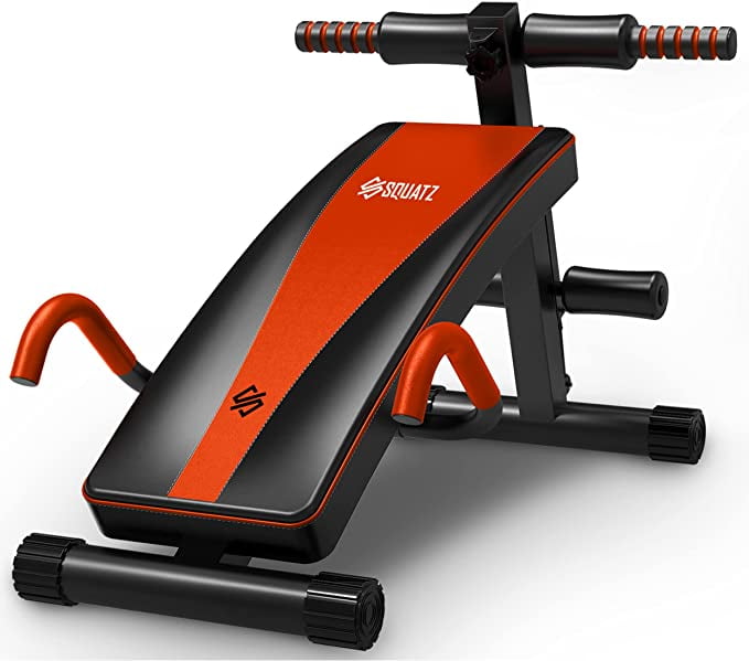 Squatz adjustable Sit-up Bench - Supine Board With Handrail for ...