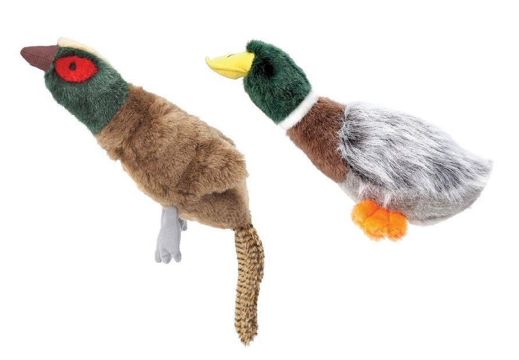 Squawk Flock Dog Toys Plush Realistic Bird Soundchip Choose Mallard or ...