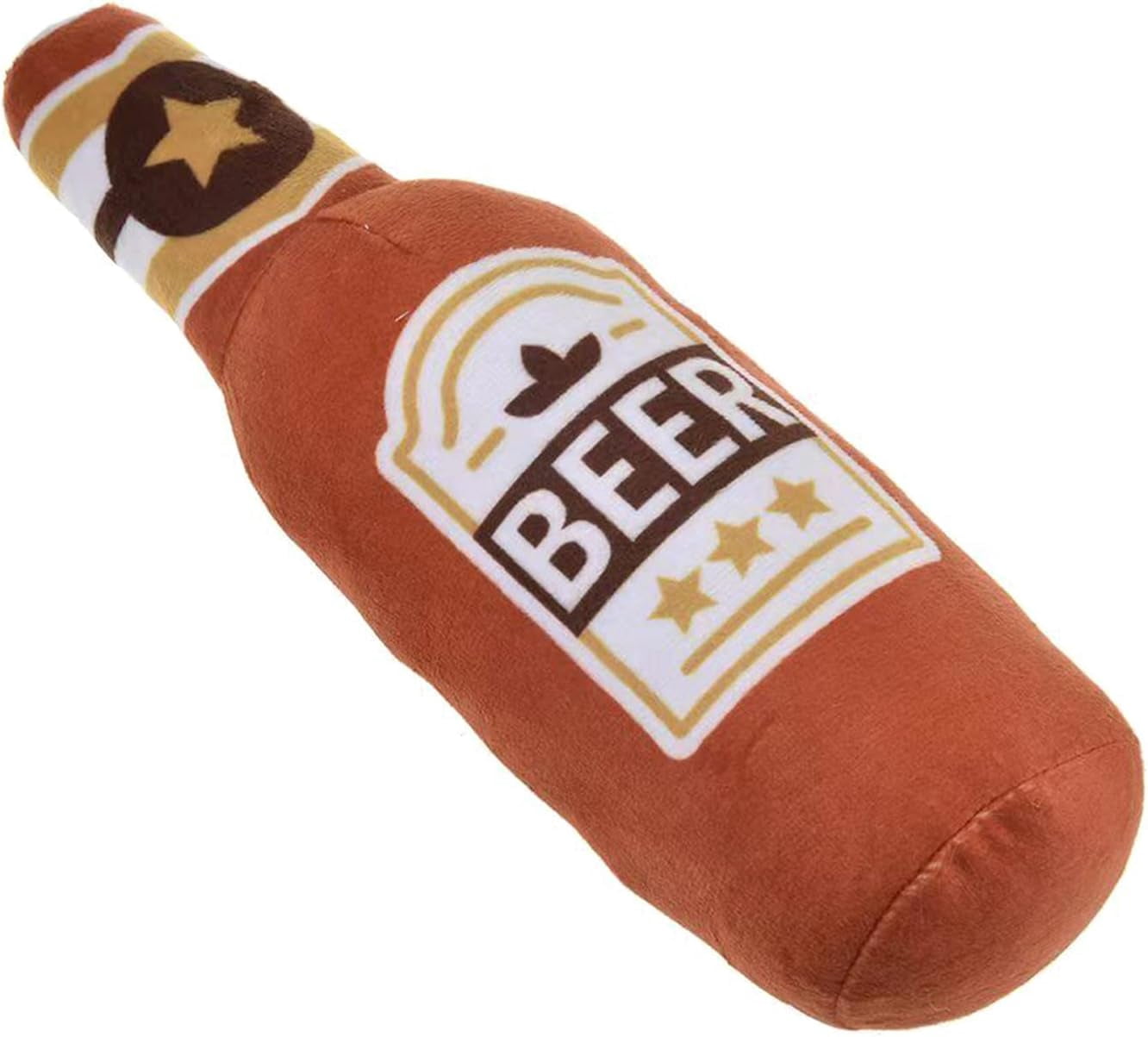 Squeak Toys Squeak Dog Toy Soft Plush- Chew Beer-Bottle Shape Squeeze ...