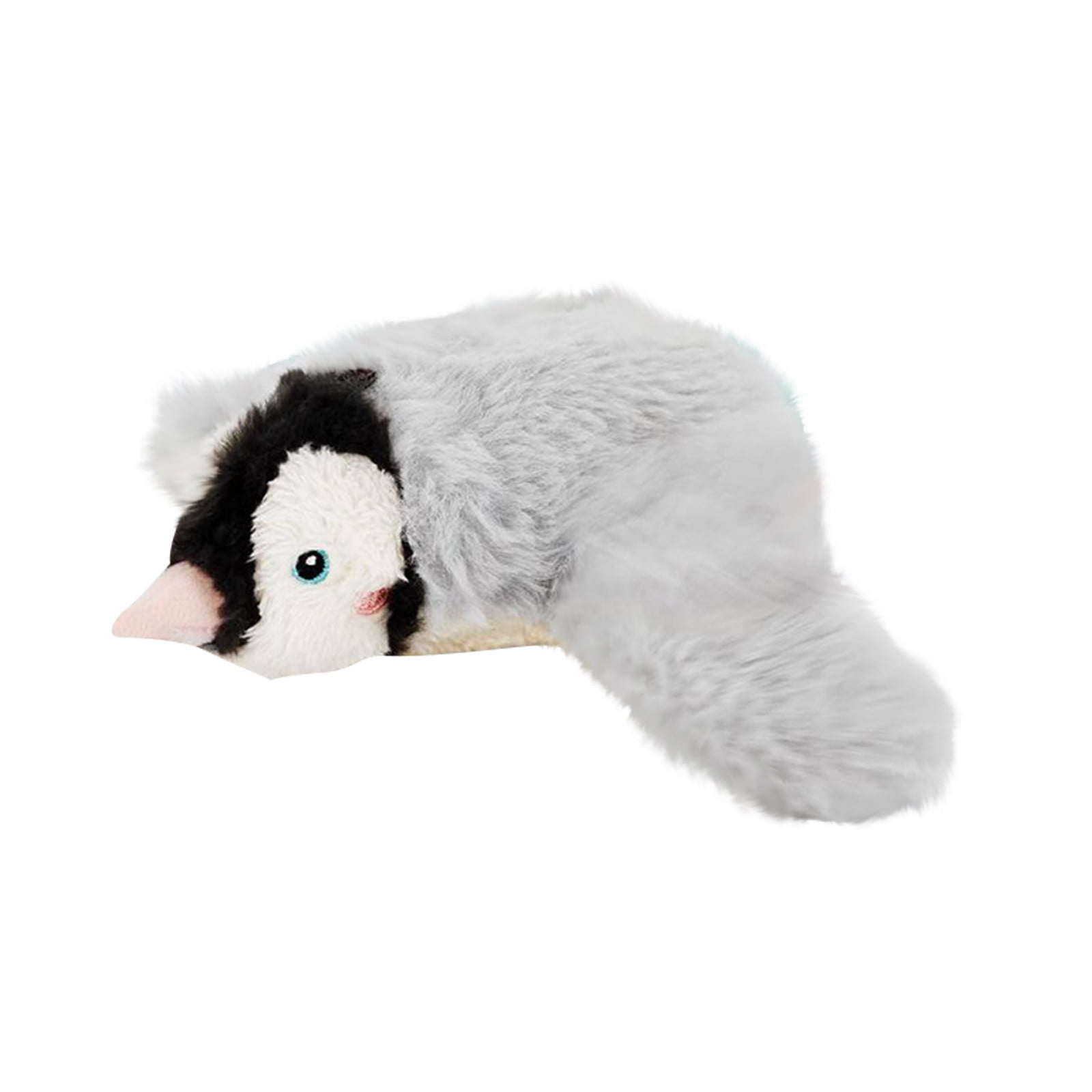 Squeaking Elephant Cat Toy: Soft Plush Body, Rechargeable Automatic ...