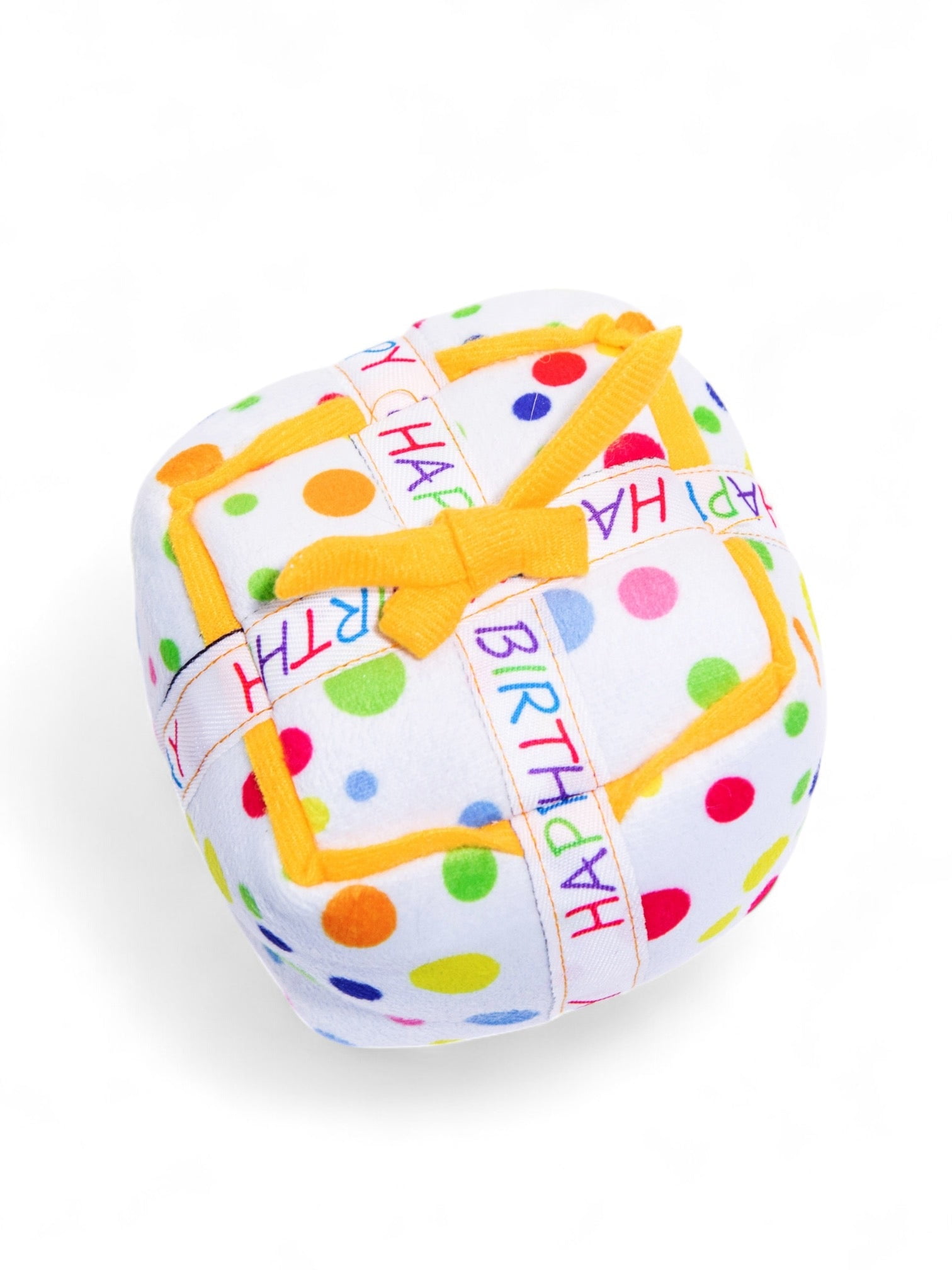 Glow Pups Squeaky Birthday Present Plush Dog Toy - Walmart.com