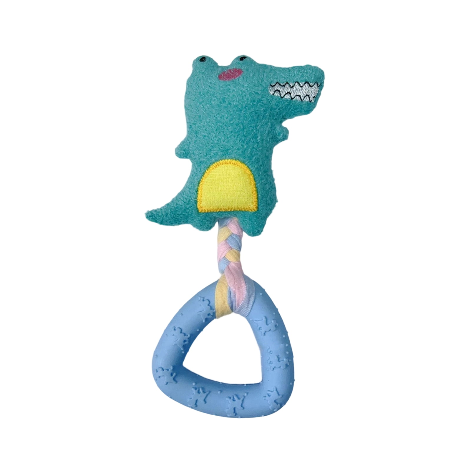 Squeaky Chew Toy for Dogs, Durable Rubber Biting Toy with Sound, Fun ...