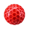 Squeaky Dog Chew Ball Durable TPR Rubber Honeycomb Textured Teeth ...