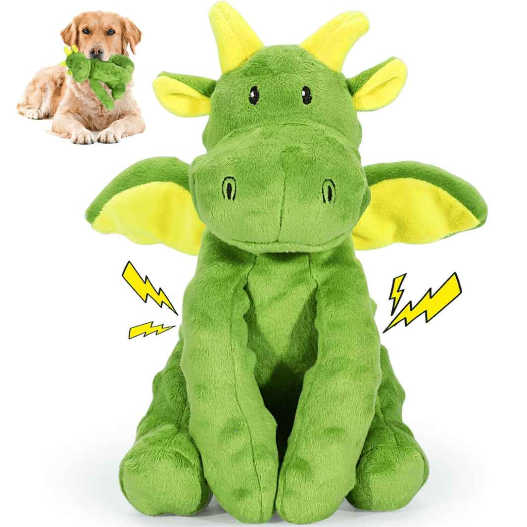Squeaky Dog Toys Plush Dog Toy with Crinkle Paper Stuffed Durable Dog ...