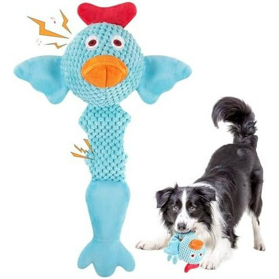 Squeaky Dog Toys for Medium and Small Dogs-Interactive Tug of War Toy ...