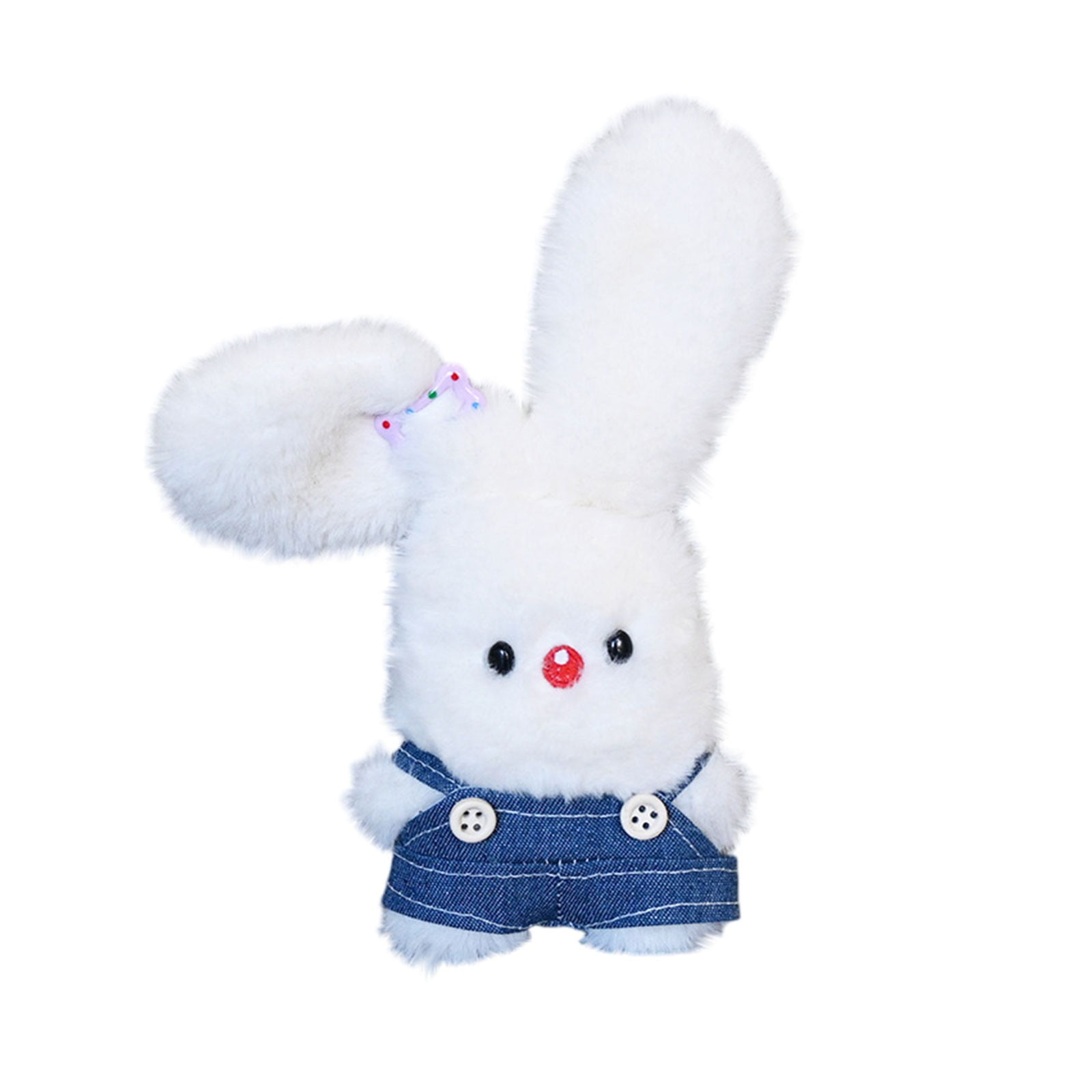 Squeaky Long-Eared Bunny Plush Toy with 5 Outfits - 4th of July Party ...
