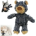 Squeaky Plush Bear Toy for Dog, 2024 Indestructible Robust Bear Dog ...