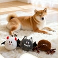 Squeaky Plush Dog Toys Set – Bat Spider Devil Shaped Soft Stuffed Pet ...