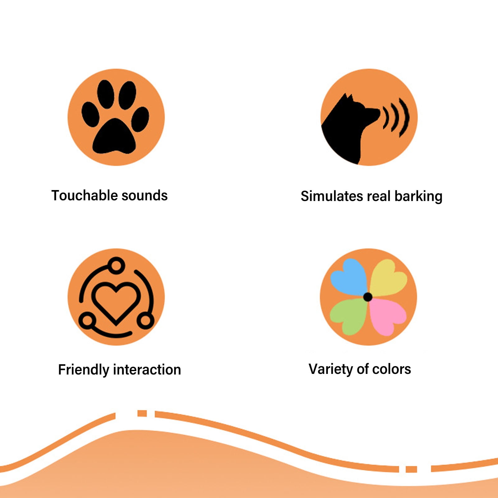 Squeaky Rolling Ball For Active Dogs, USB Rechargeable, Keeps Pets ...