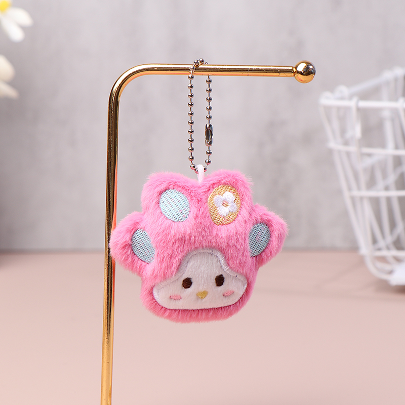 Squeaky Sanrio Plush Pendant Hello Kitty Kuromi Melody Doll Keychain ...