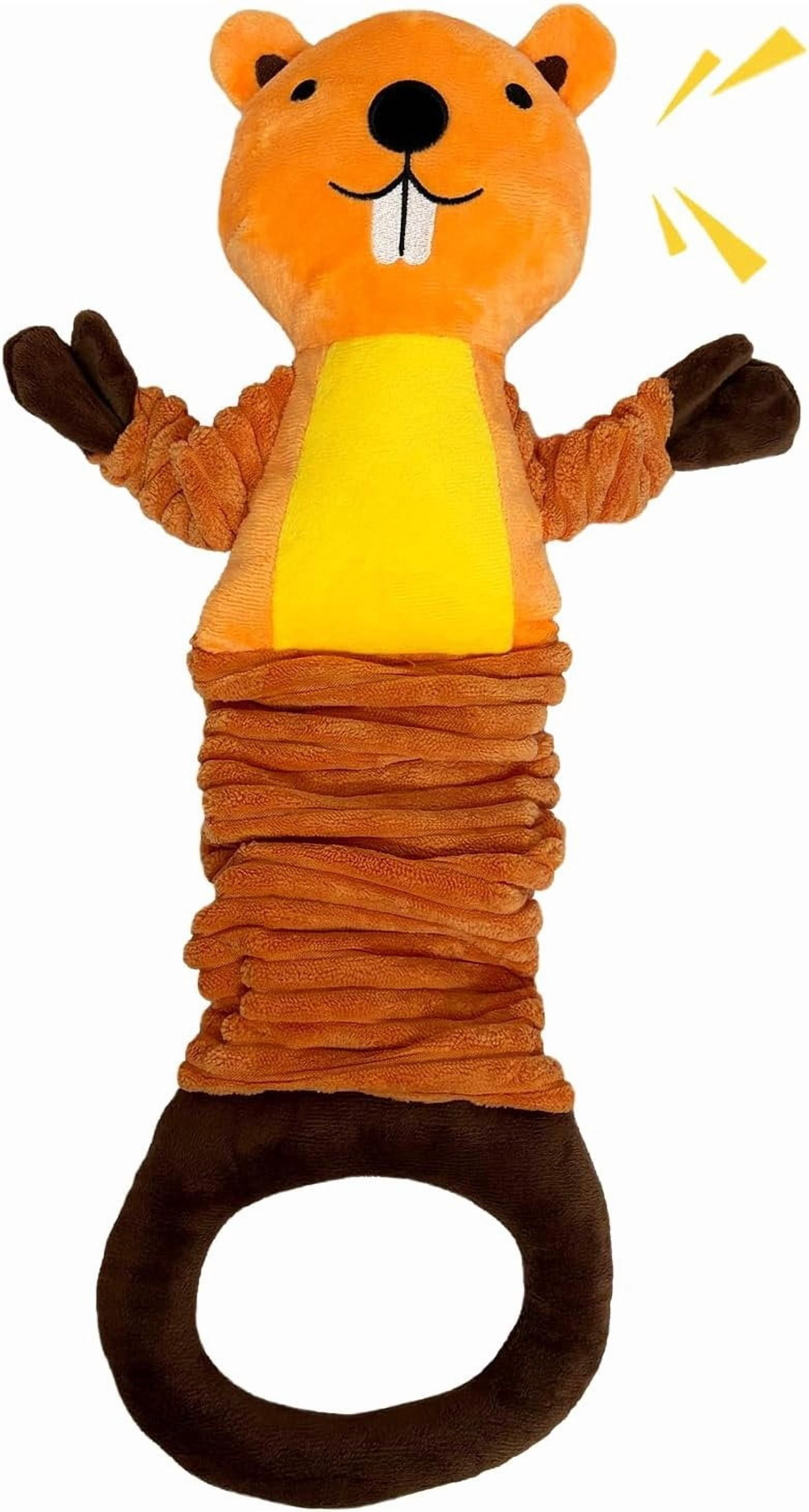 Squeaky Toys Plush with Crinkle Paper Tug of War Pull Interactive Toys ...