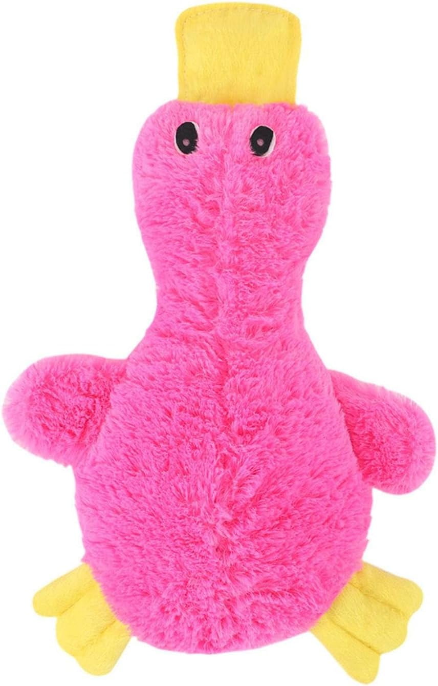 Squeaky Yellow Duck Dog Toy, The Mellow Dog Calming Duck, Pet Plush ...