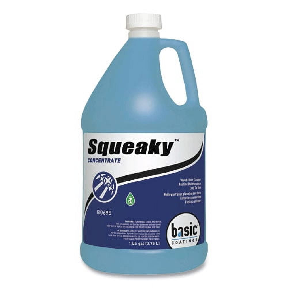 Squeaky is tough on dirt and gentle on wood and gym floors. Squeaky ...
