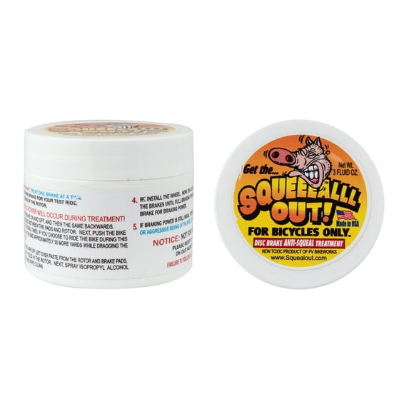 Squeal Out Disc Brake Paste: Non-Toxic, 3oz Jar for Eliminating Brake ...