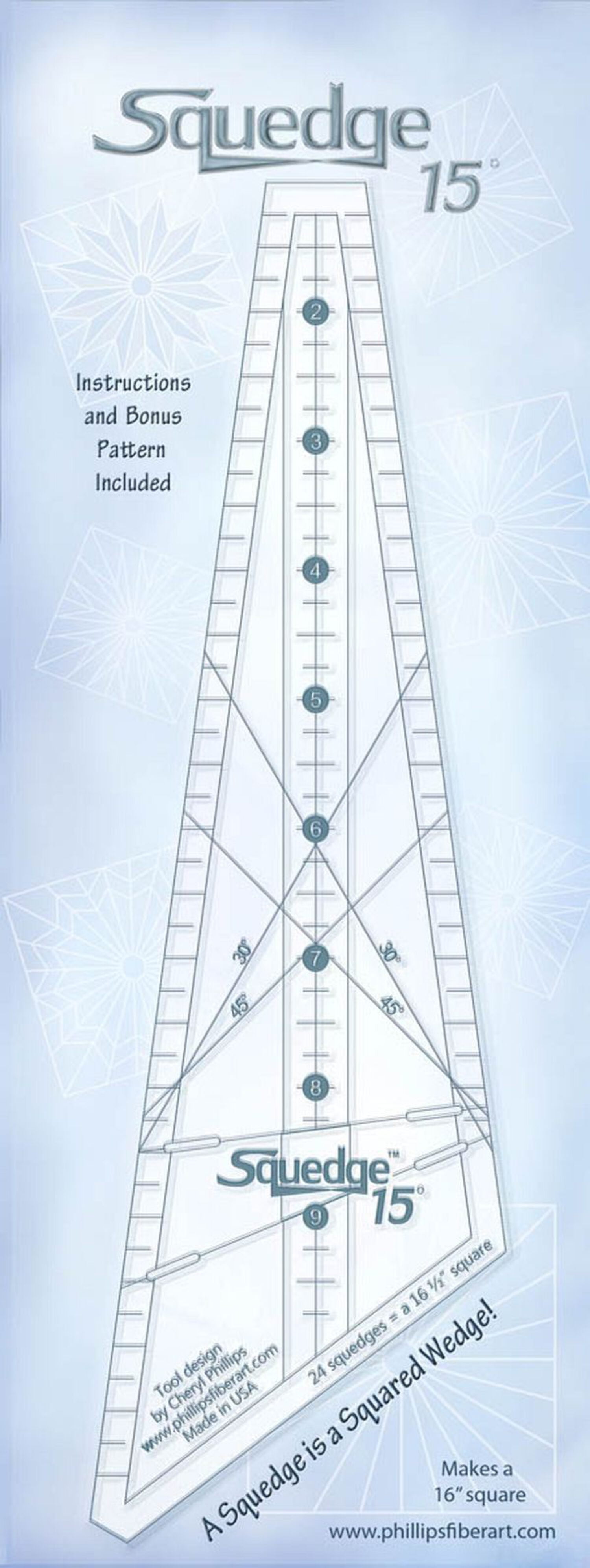 15 Degree Squedge Ruler - Walmart.com