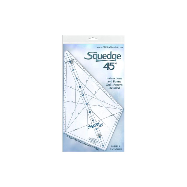 Squedge 45 Degree Quilt Ruler for 16-Inch Block by Cheryl Phillips of ...