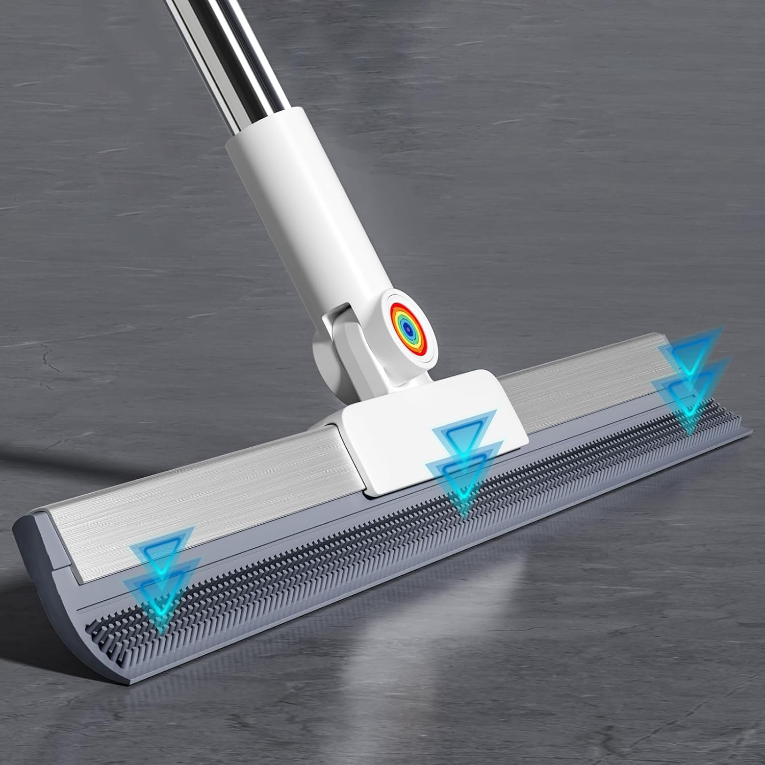 Squeegee Broom for Floor, 18" Heavy Duty Floor Squeegee with Rubber ...