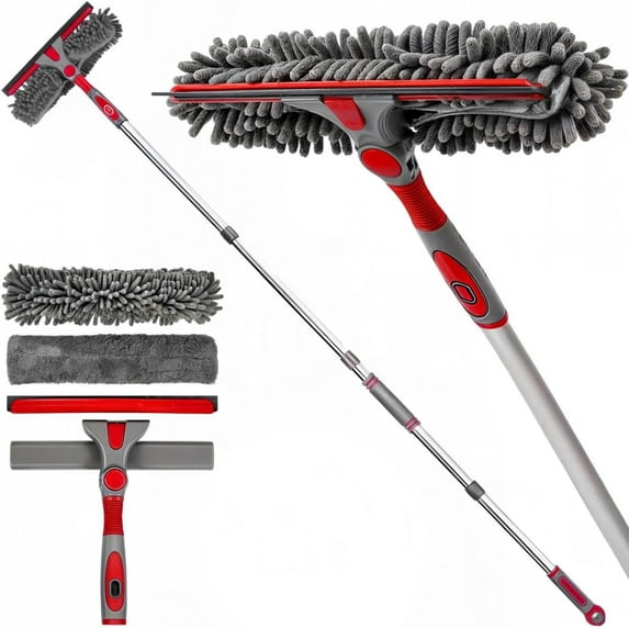 Squeegee Window Cleaner Tool 2-in-1 Window Squeegee for Window Cleaning ...
