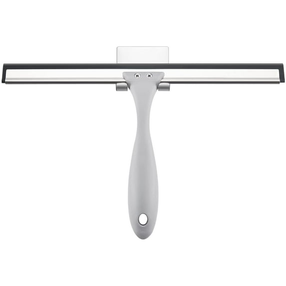 Squeegee for Shower Glass Door, All-Purpose Squeegee with Hook for ...