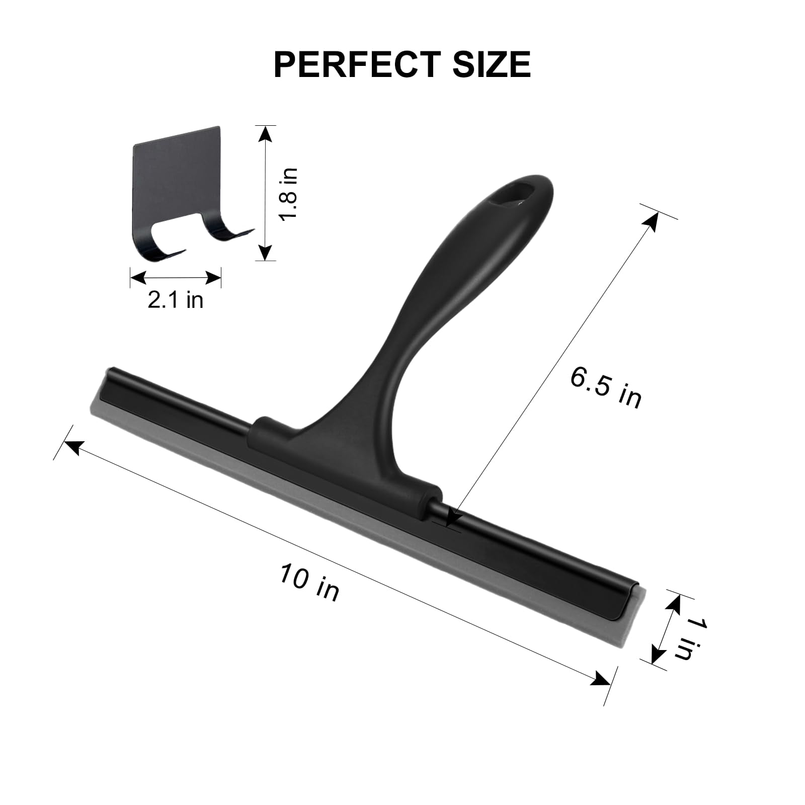 Squeegee for Shower Glass Door Stainless Steel Shower Squeegee for ...