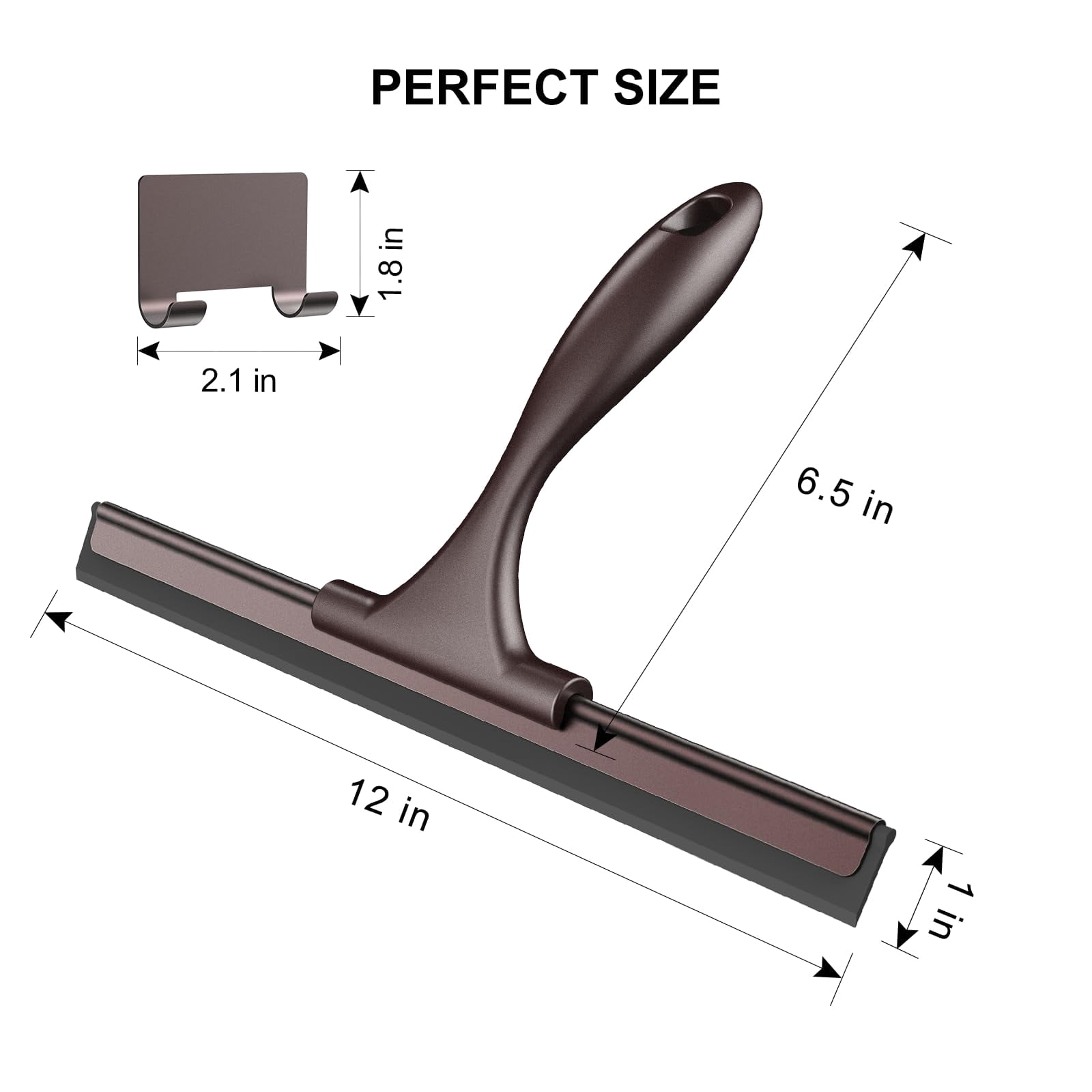 Squeegee for Shower Glass Door Stainless Steel Shower Squeegee for ...