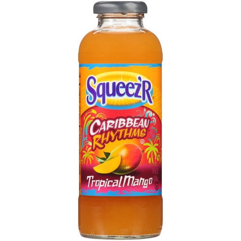 Squeez'R Caribbean Rhythms Tropical Mango Juice, 14 fl oz - Walmart.com