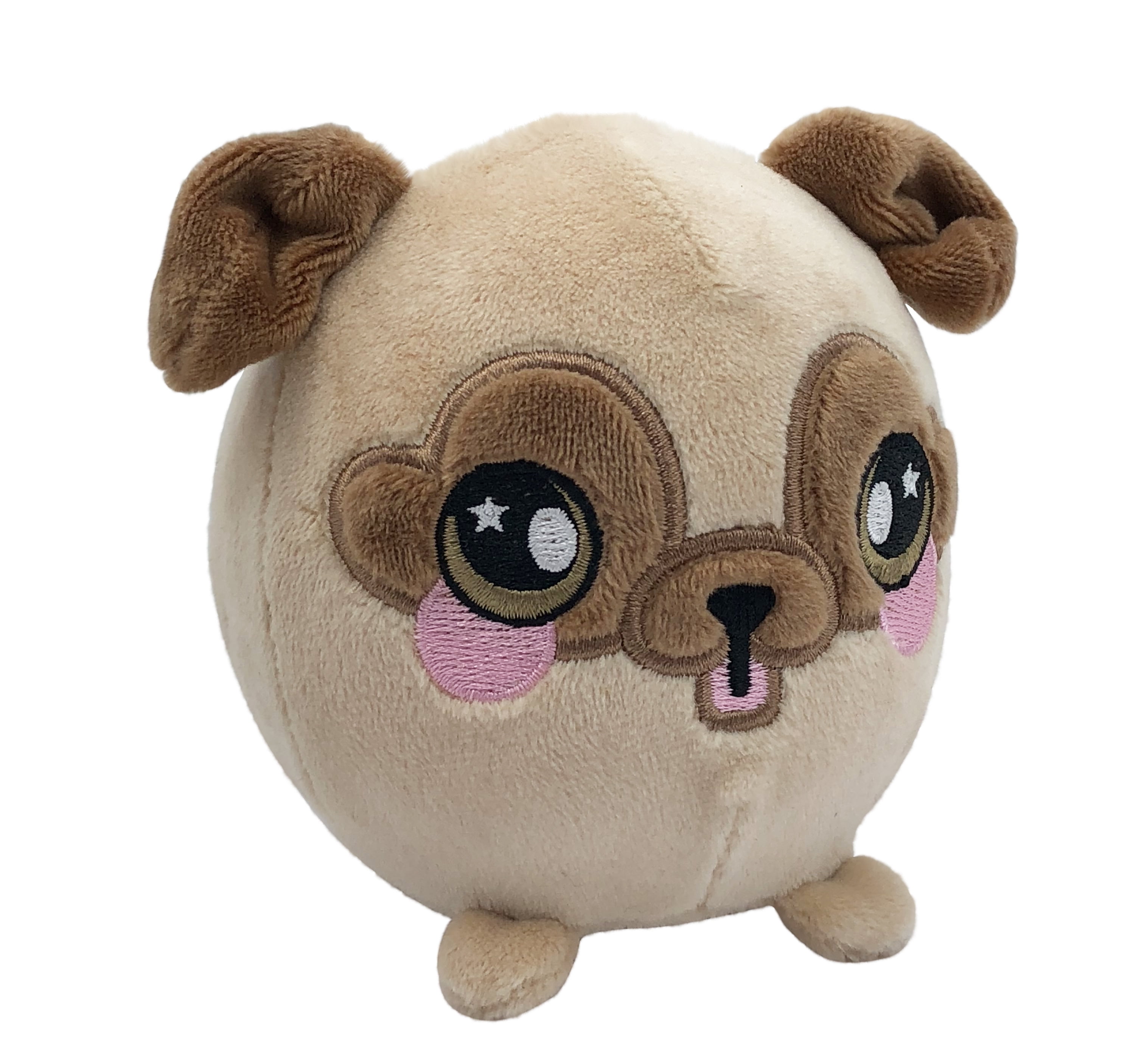 Squeezamals Bryce Pug 3.5in Super-Squishy Foam Plush Toy Stuffed Animal ...