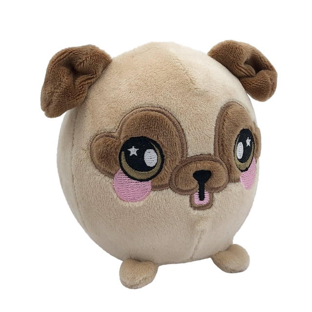Squeezamals Bryce Pug 3.5in Super-Squishy Foam Plush Toy Stuffed Animal ...