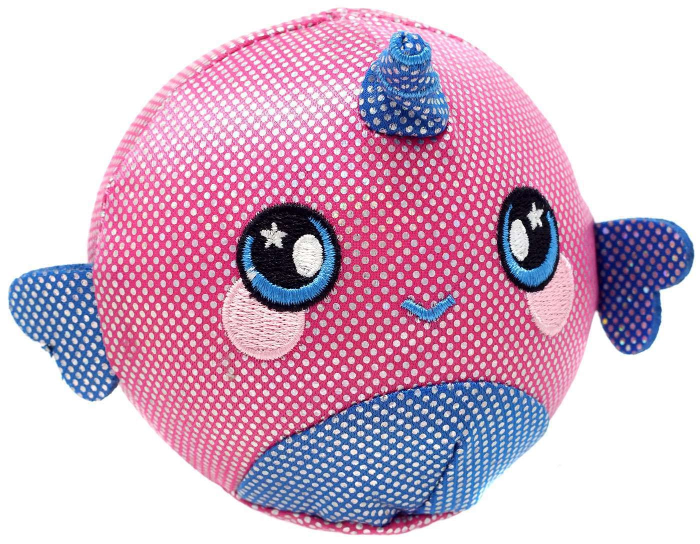 Squeezamals Leo the Narwhal Plush (No Packaging) - Walmart.com