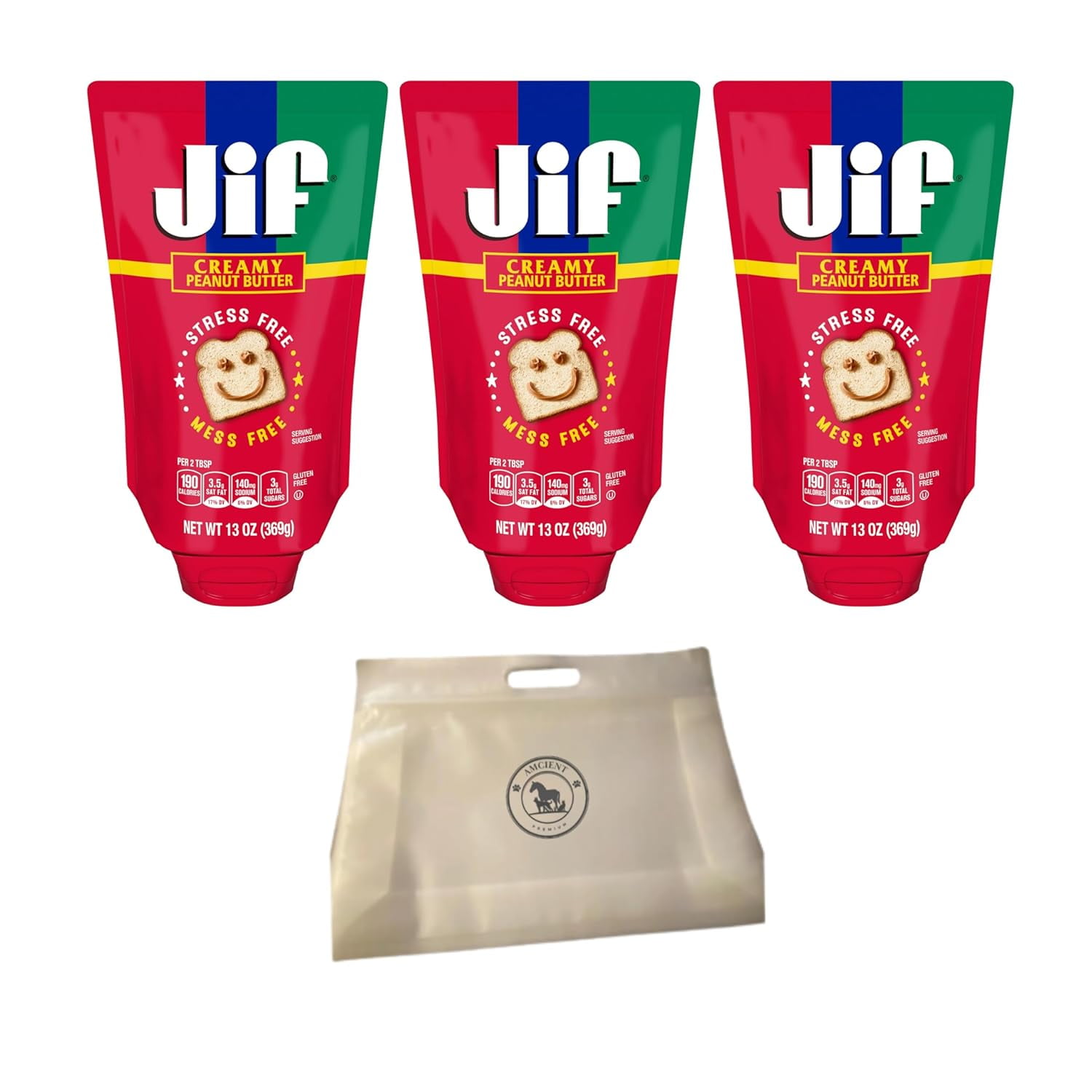 Squeeze Butter Bundle - JIF Butter Creamy Squeeze Butter tubes (13 Oz ...