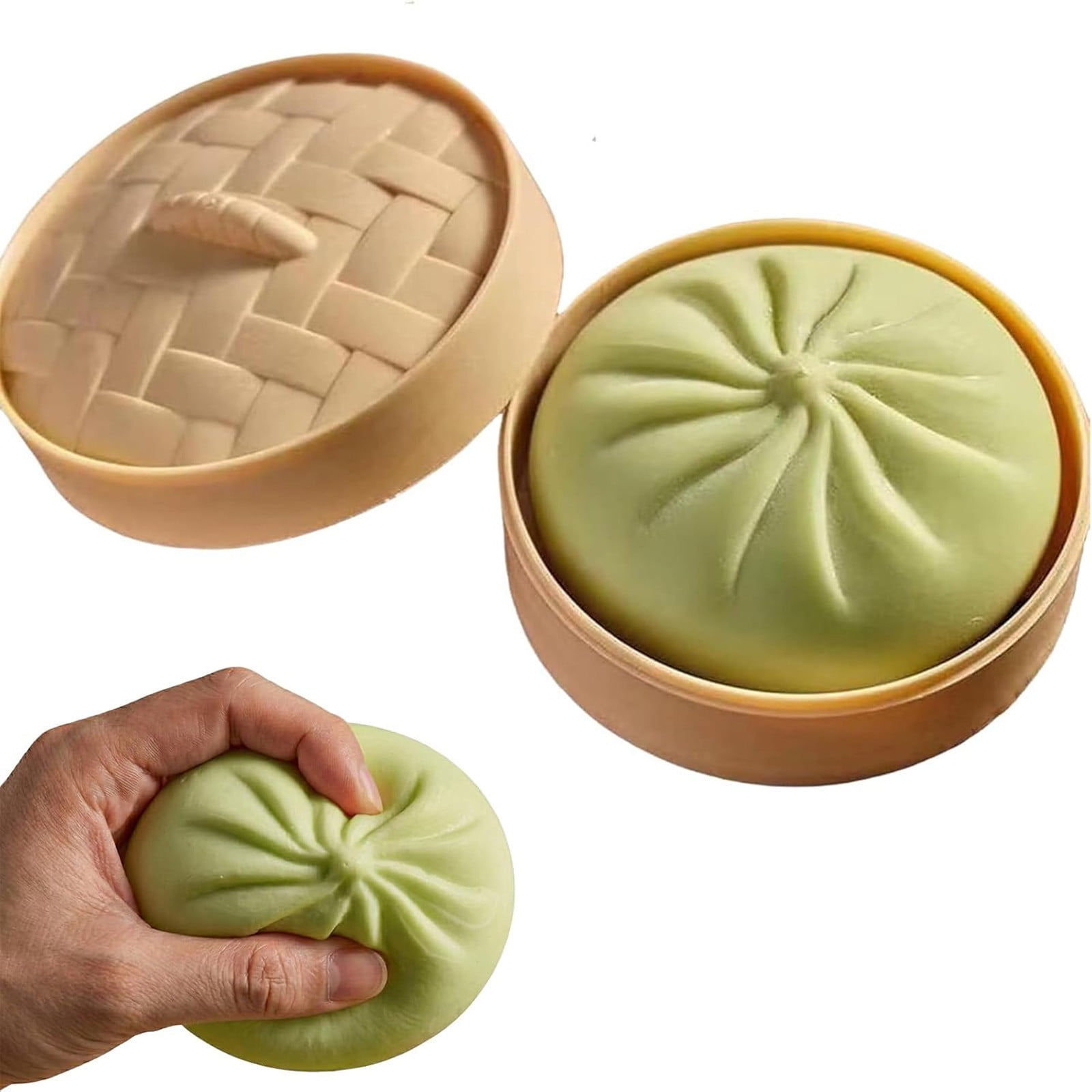 Squeeze Dumpling Stress Balls for Adults, Dumpling Squeeze Toys for ...