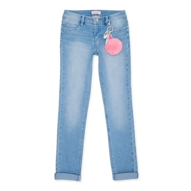 Jordache Girls Rib Waist Skinny Jeans, Slim Sizes 5-18 - Walmart.com