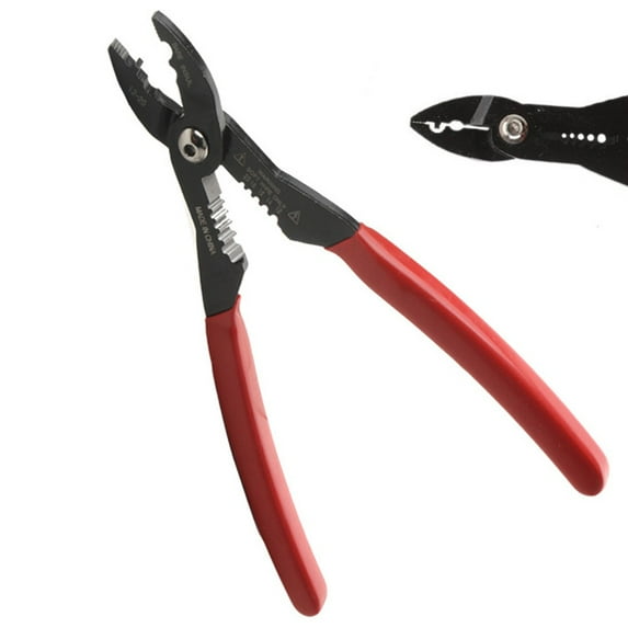 Squeeze Pliers Electrical Cable Stripping Crimping Tool Wire Stripper ...