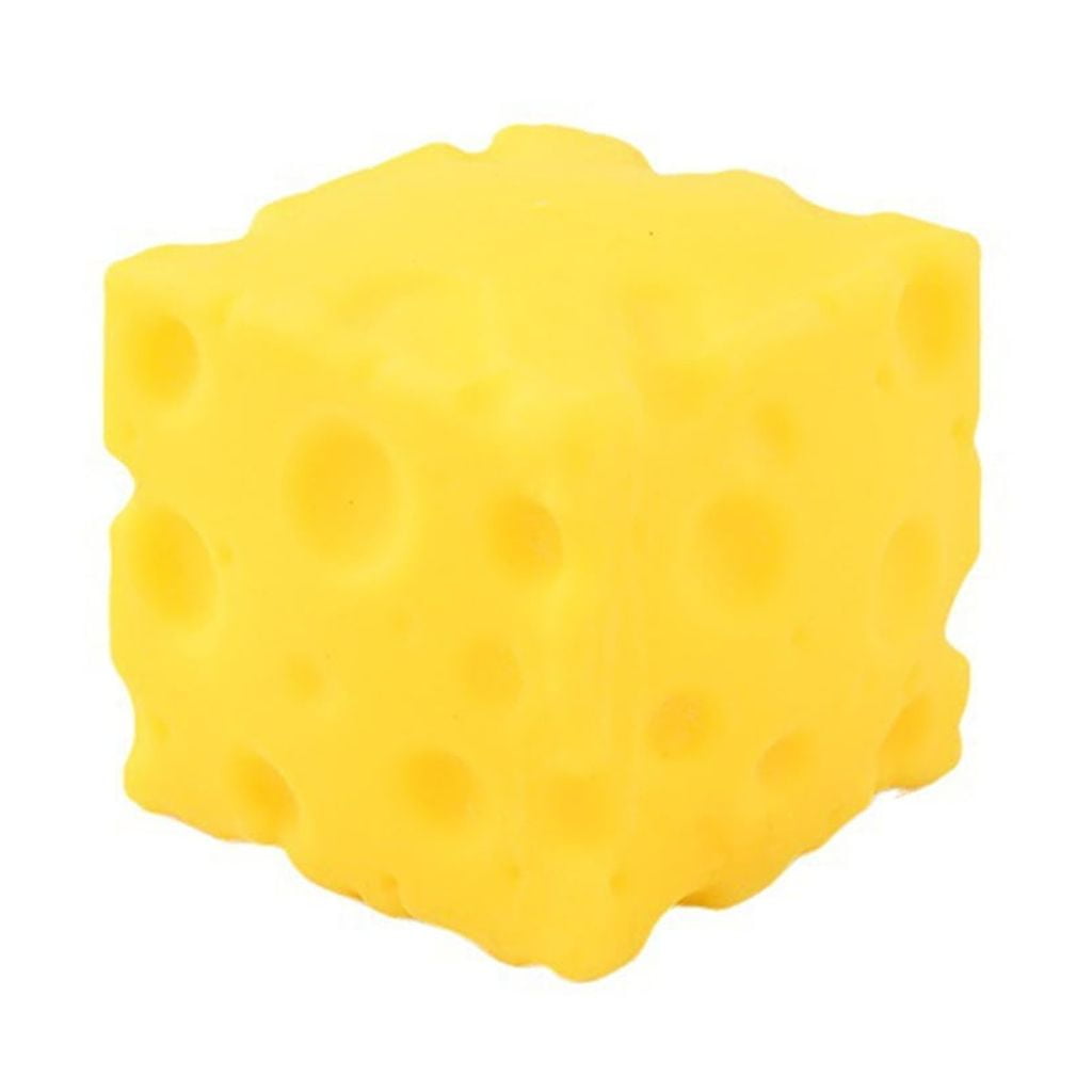 Squeeze Toy Cheese Mochi Yellow Cheese Shape for Kids Anxiety Reduce ...