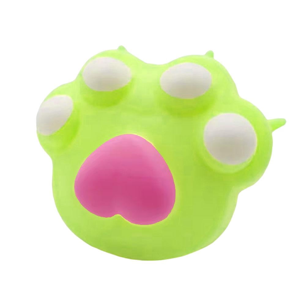 Squeeze Toy Fidget Toy Silicone Cat Paw Stress Relievers Toys / Squeeze ...
