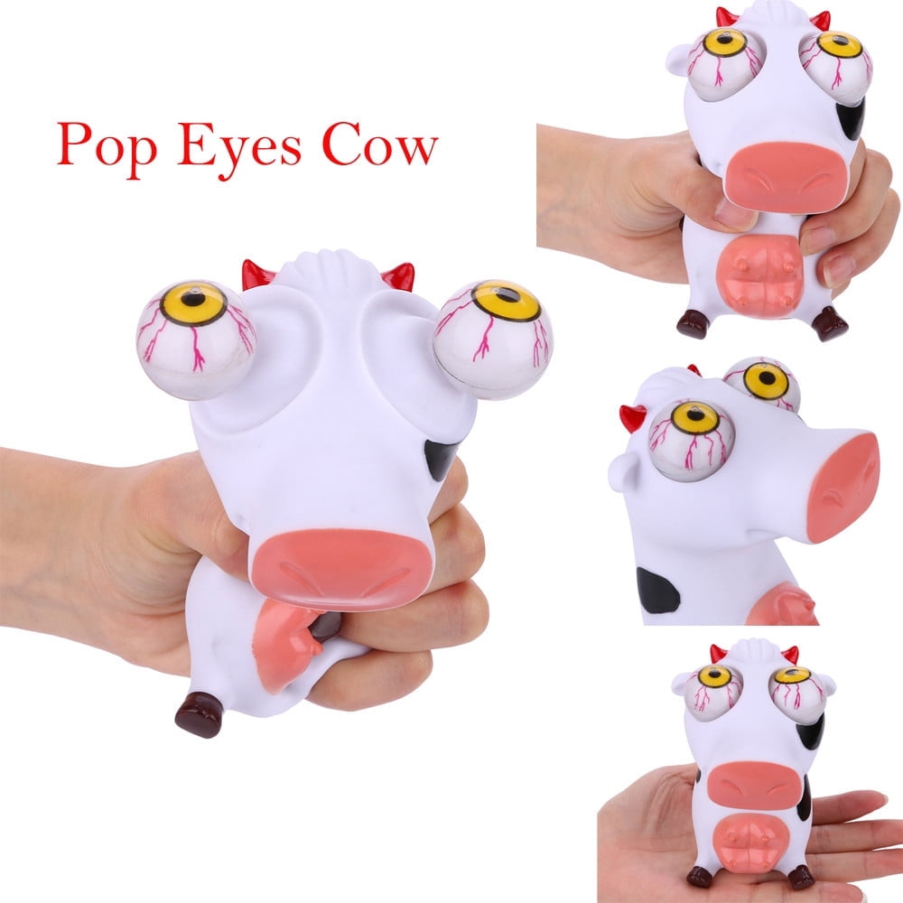 Squeeze Toy Sheep with Popping Eyes, Eye Popping Cow Relief Toy ...