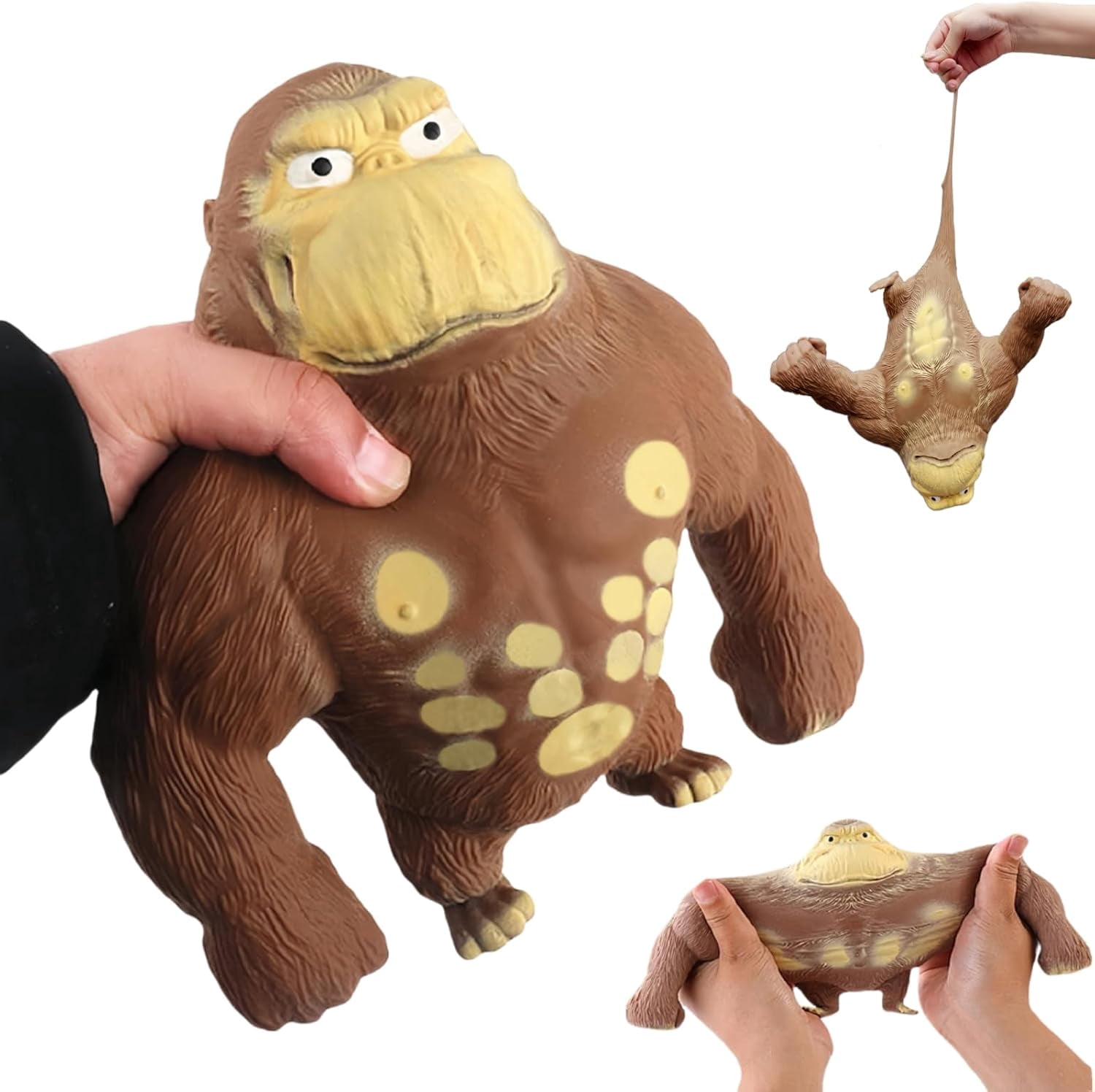 Squeeze Toy, Squishy Monkey Toy,Stretchy Glue-Sand Filled Rubber ...