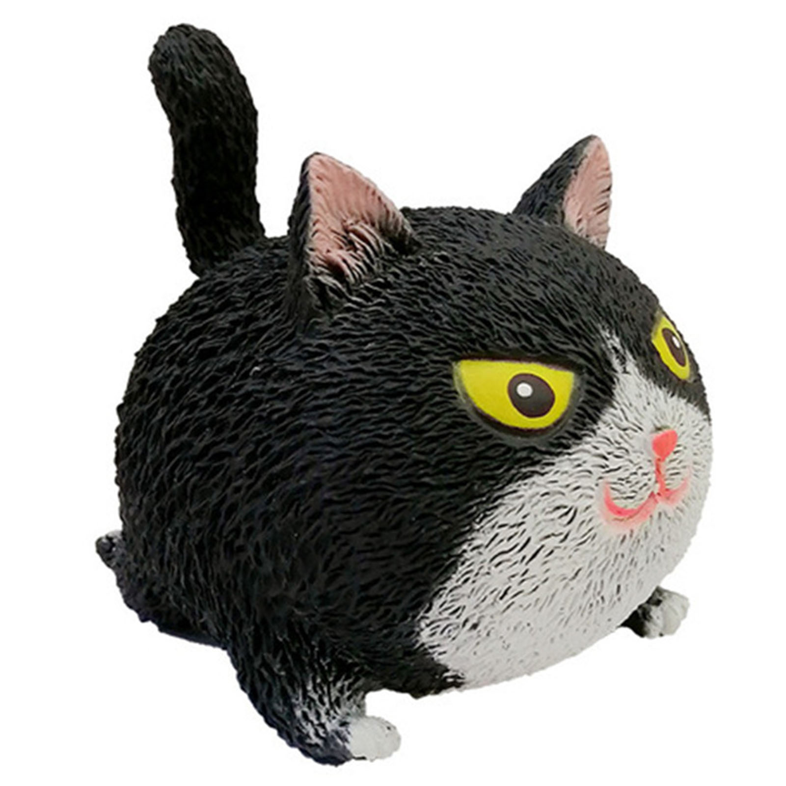 Squeeze Toy Stress Relief Fidget Cat Figurine Home Decoration TPR for ...