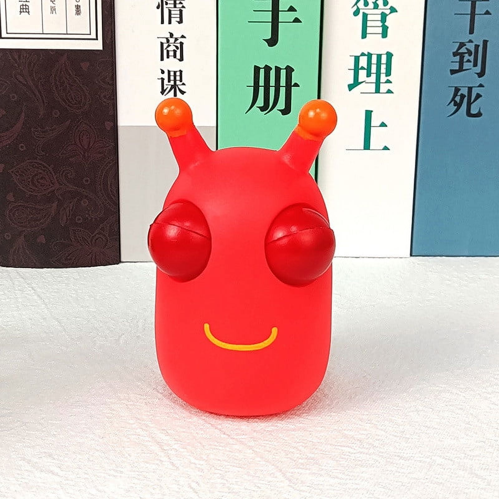 Squeeze Toys Eye Popping Worm, Popping Out Eyes Funny Children's ...