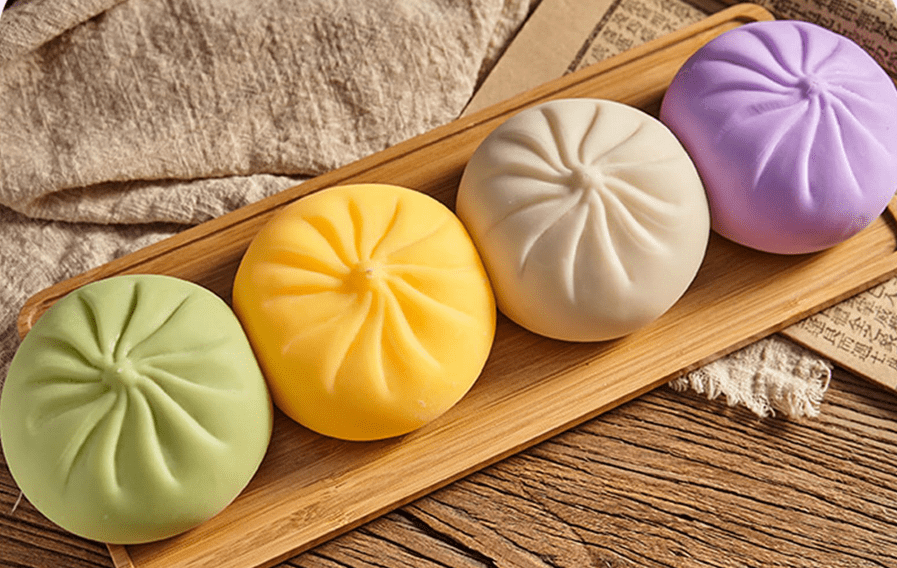 Squeeze Toys,Large Steamed Stuffed Dumpling Bun, Squeeze Ball for ...