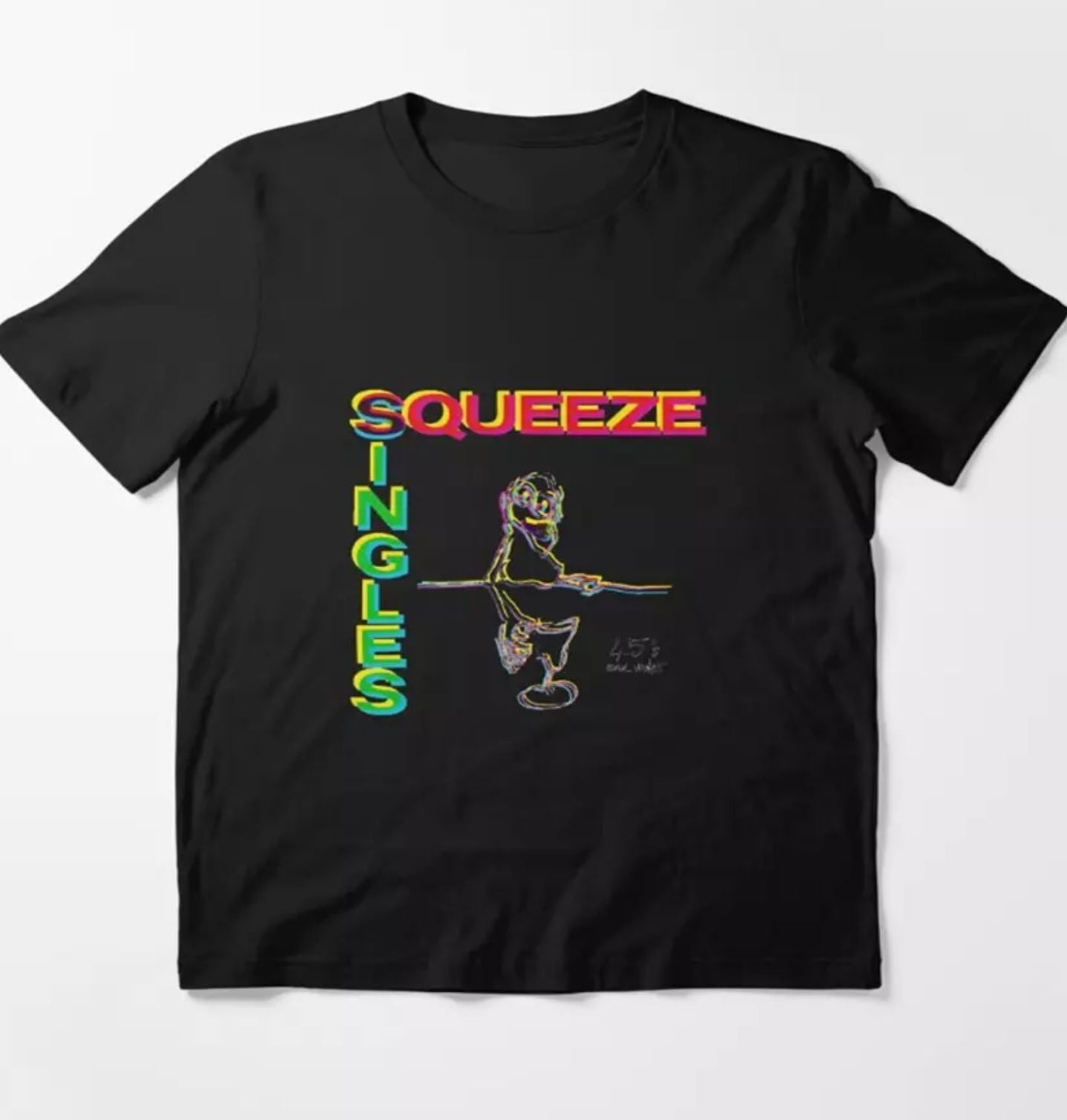 Squeeze band black T-shirt short sleeve All sizes - Walmart.com