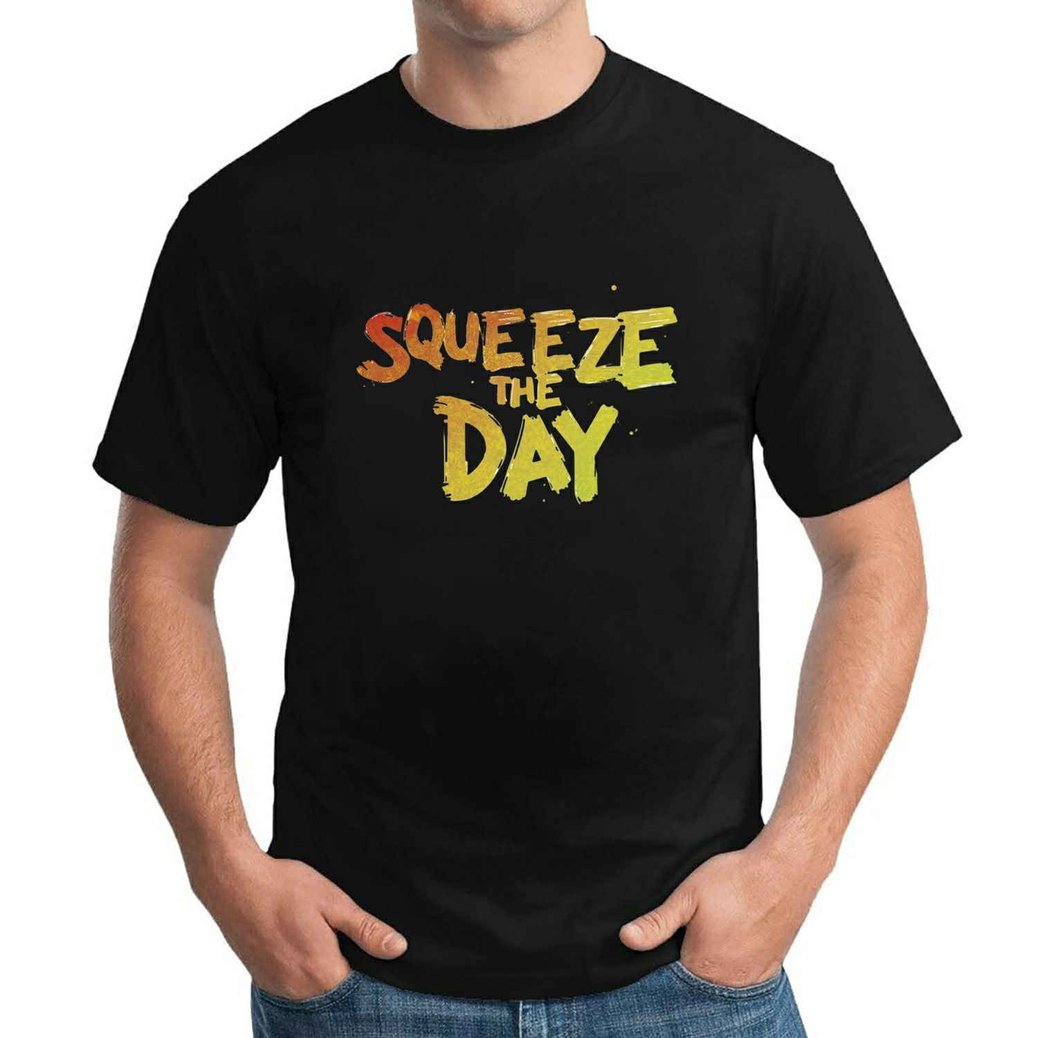 Squeeze the Day | Seize the Day Funny Lemon Short Sleeve Mens T-Shirts ...