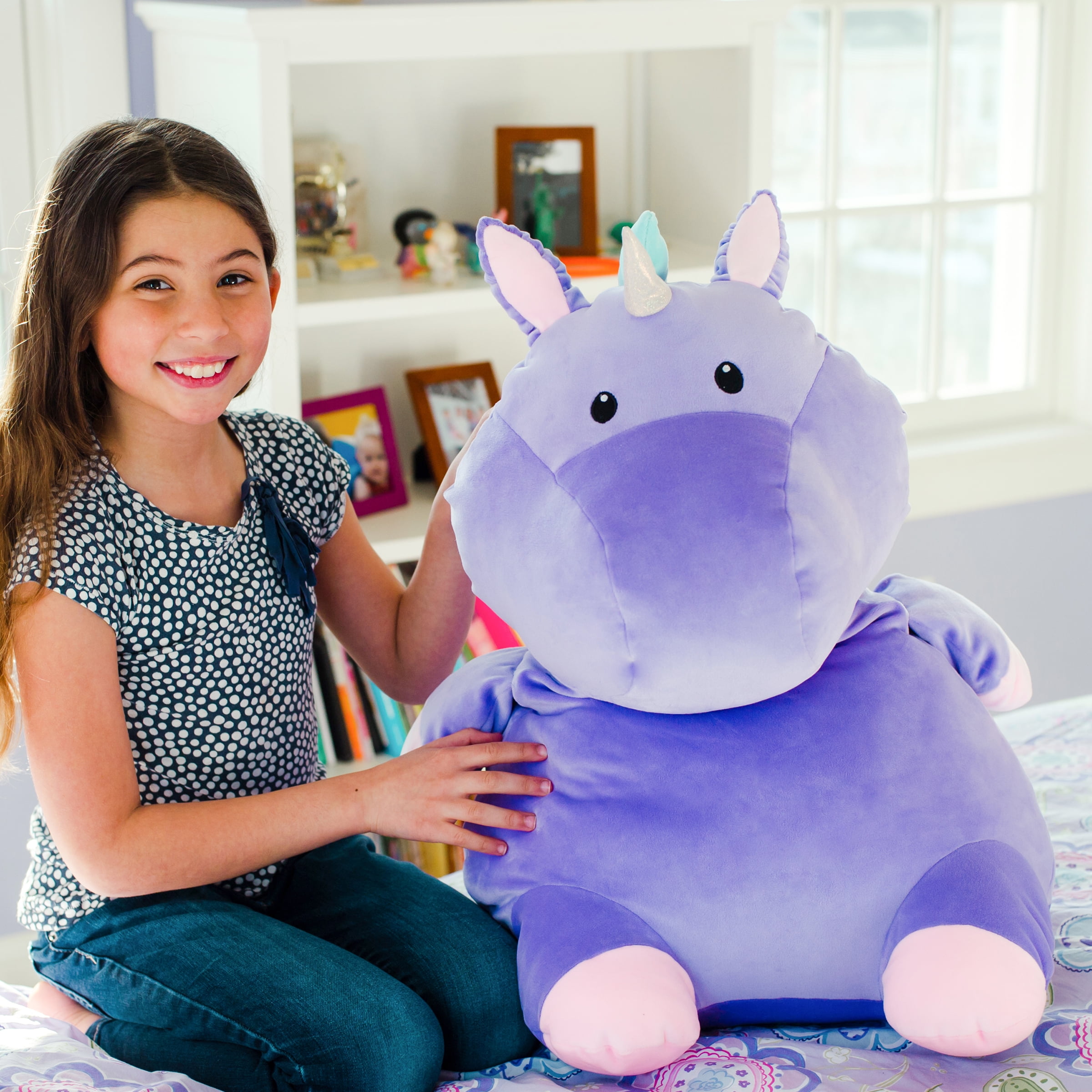 Squeeze with Love 14" 58623 Unicorn Jumbo Over-Stuffed Squeezable Ultra ...