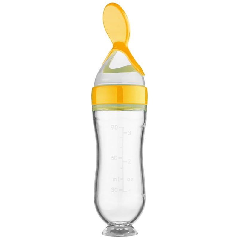 Squeezing Feeding Bottle Silicone Newborn Baby Training Rice Cereal ...