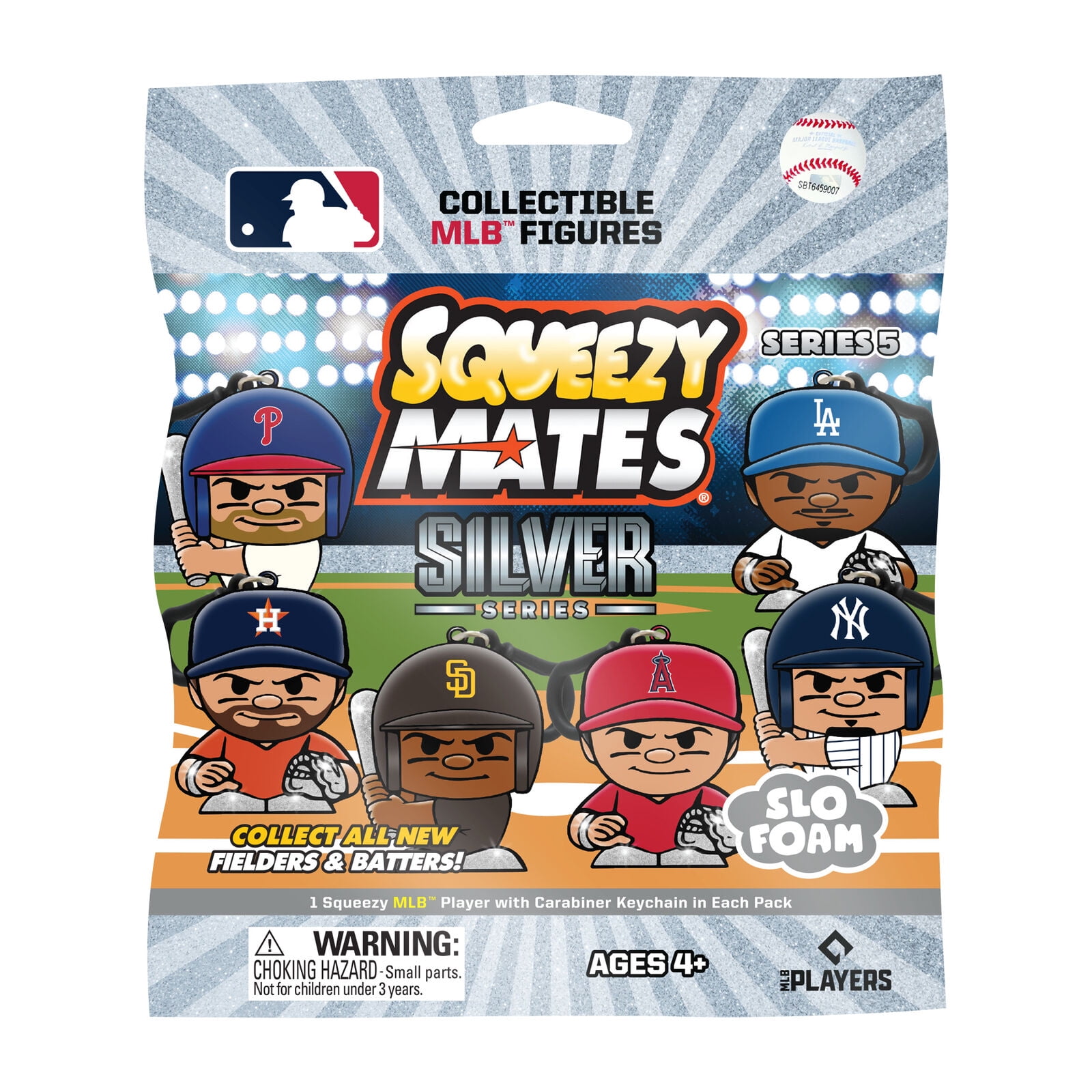 Party Animal Squeezymates MLB Series 4 Mystery Pack Slofoam Keychain ...