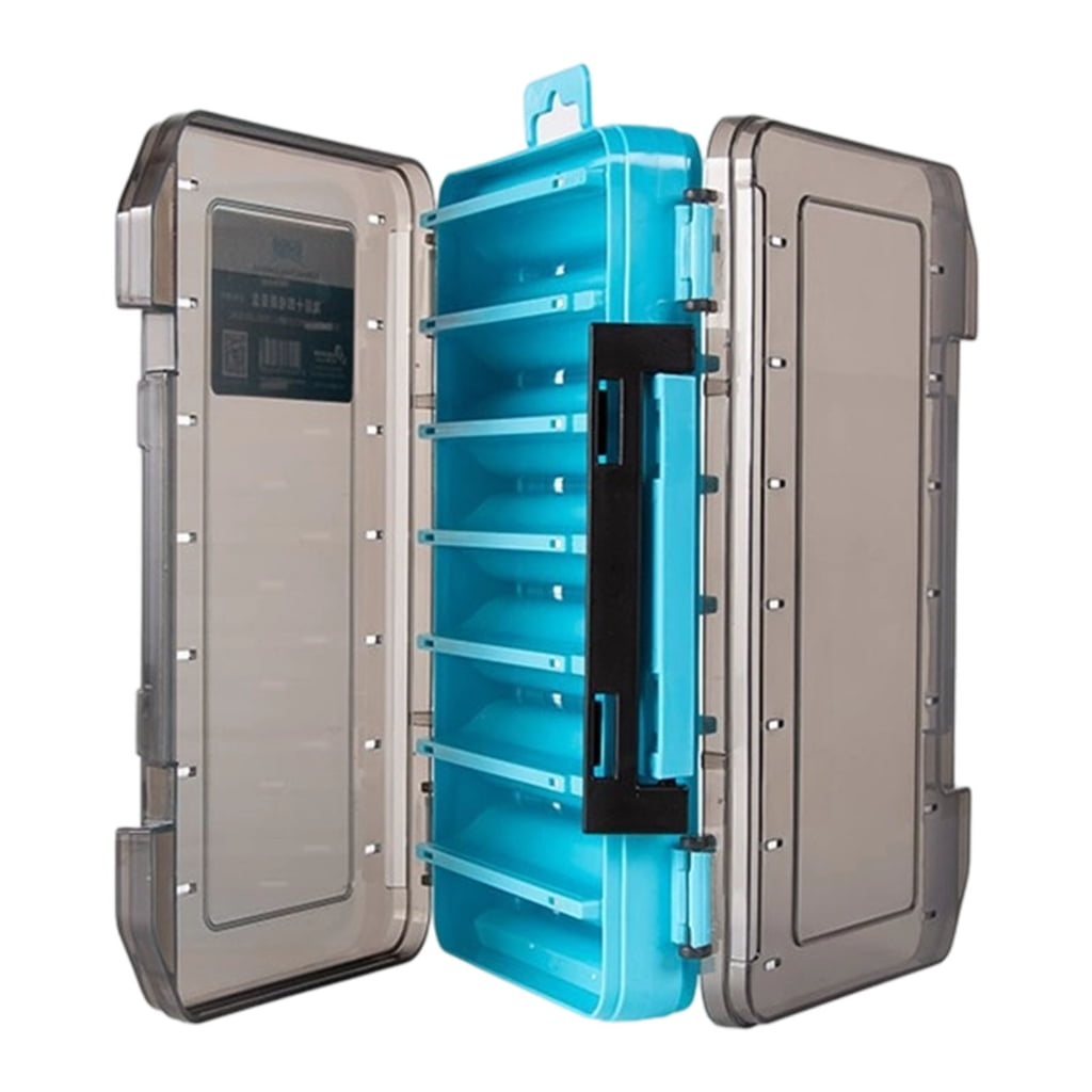 Squid Baits Container Double Side Fishing Accessory Case Fishing Tackle ...