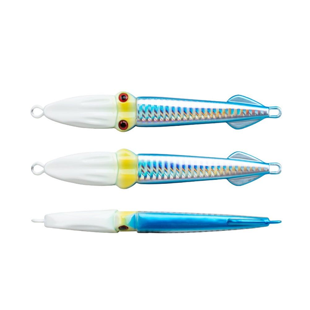 Squid Casting Jigs Offering Various Lengths Perfect for Every Fisherman ...