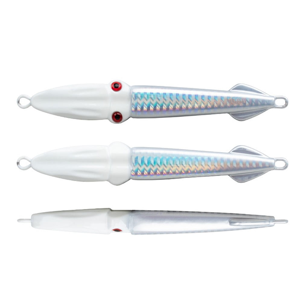 Squid Casting Jigs Shore Jigging Fishing Lure Bait Sea Bass game tuna ...
