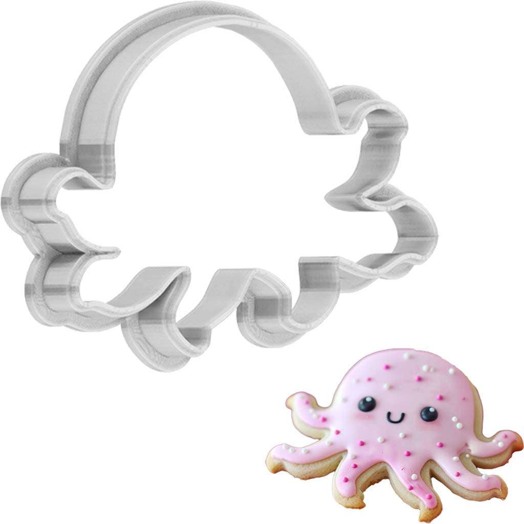 Squid Cookie Cutter 4 Inch Made in USA by WONDERTORY - Walmart.com